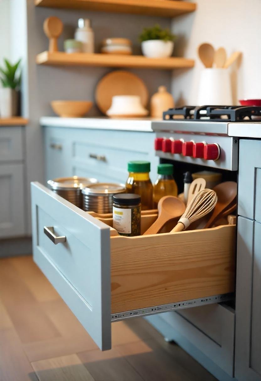 15 Pullout Kitchen Storage Ideas for a Clutter-Free Cooking Space ...