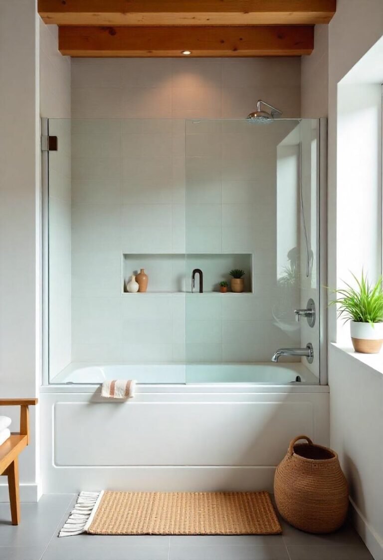 Walk-In Shower with Tub Inside: A Stylish and Practical Bathroom ...